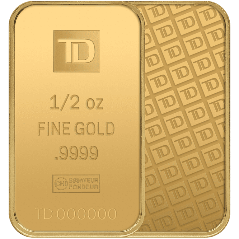 1 Ounce TD Gold Bar .9999 - Pure Gold Traders