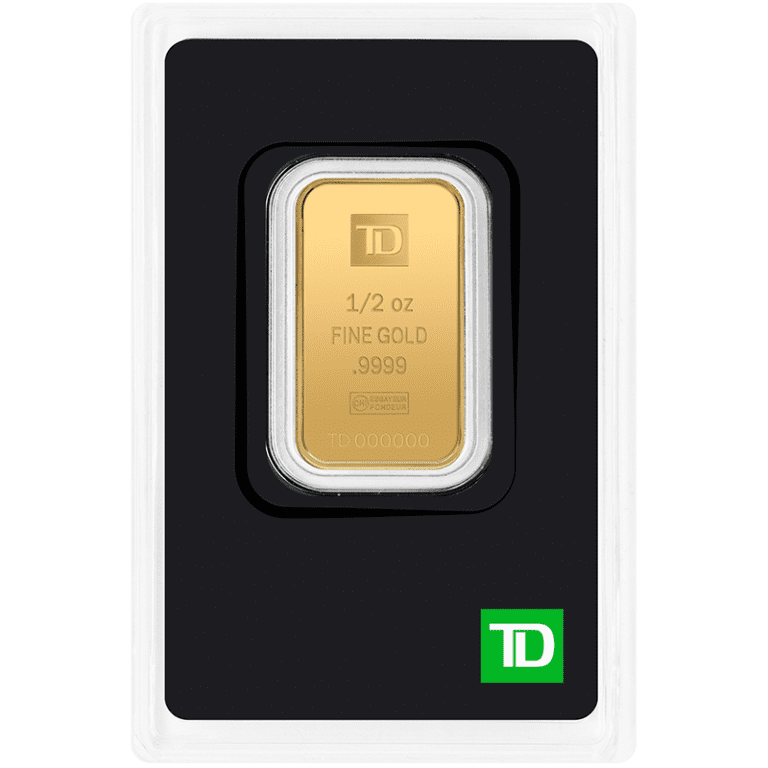 1 Ounce TD Gold Bar .9999 - Pure Gold Traders