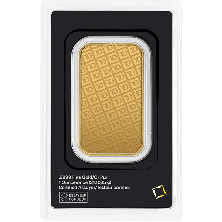 1 Ounce TD Gold Bar .9999 - Pure Gold Traders